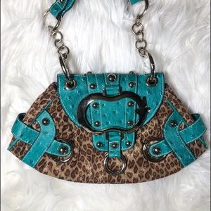 Guess | Bags | 9s Guess Turquoise Handbag | Poshmark